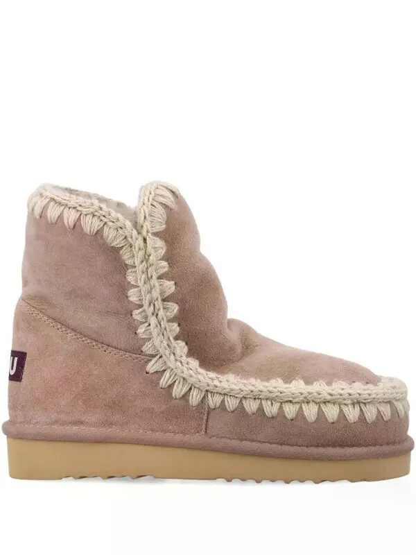 Mou Crochet-trim Slip-on