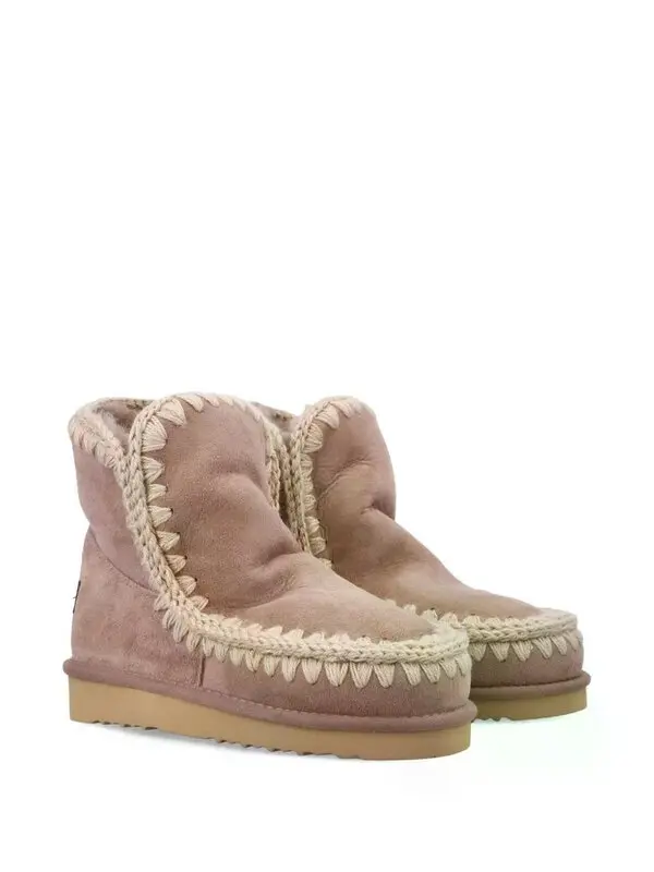 Mou Crochet-trim Slip-on
