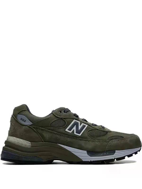NEW BALANCE Made In Usa 992 Panelled Sneakers - Green