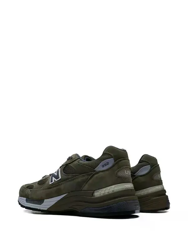 NEW BALANCE Made In Usa 992 Panelled Sneakers - Green