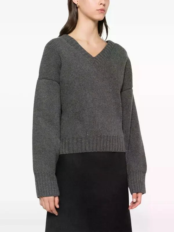 RÓHE V-neck Wool Sweater