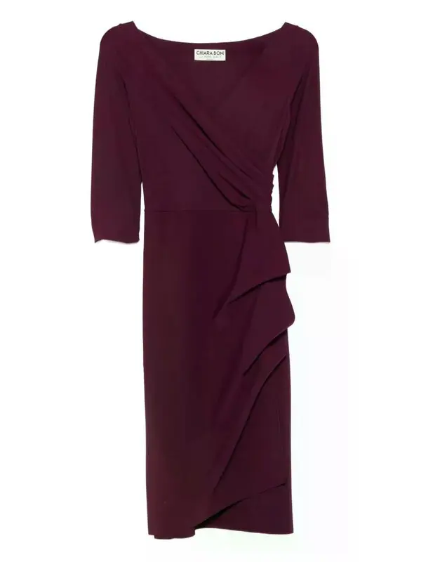 Chiara Boni La Petite Robe Florien Ruffled Wrap Dress