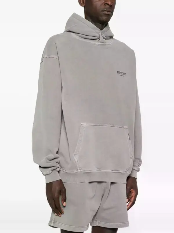 REPRESENT Logo-print Hoodie