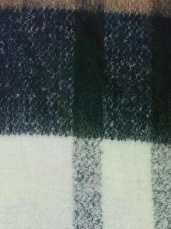Barbour Tartan-pattern Fringed Scarf