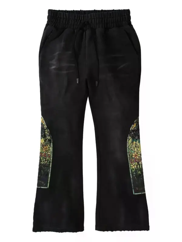 WHO DECIDES WAR Faded Track Pants