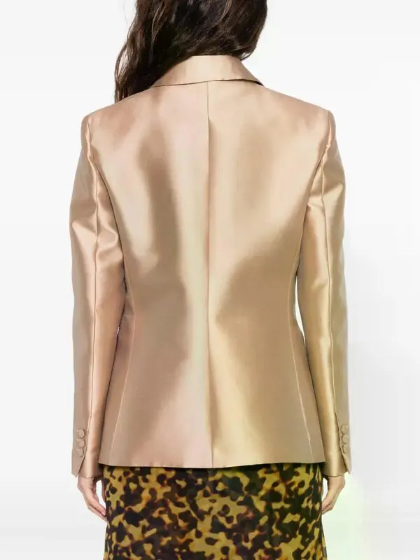 Alberta Ferretti Buttoned Peak-lapel Jacket