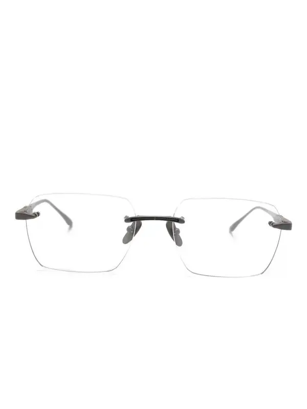 LEISURE SOCIETY Rimless Rectangle Eyeglasses