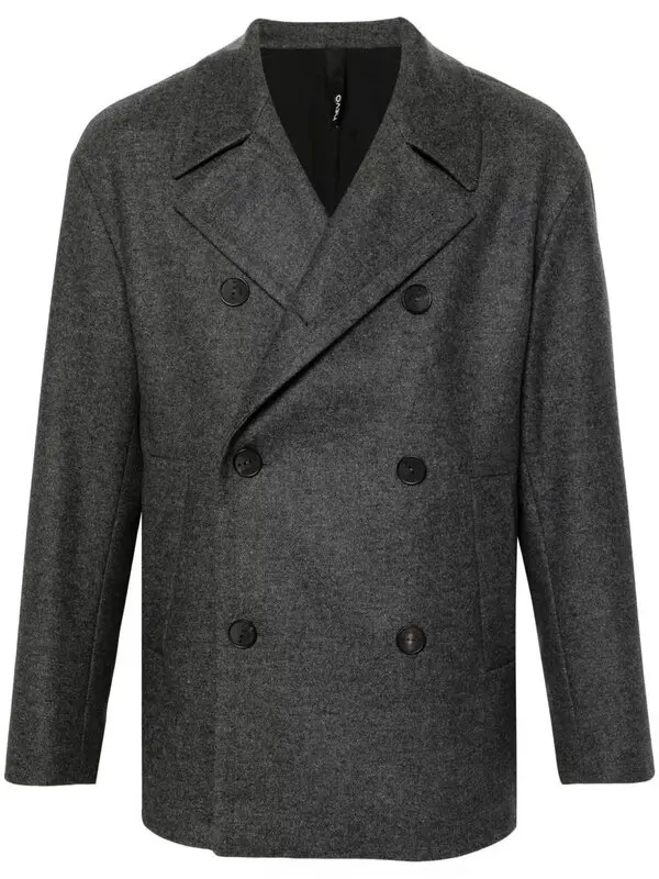 HEVO Trani Pea Coat - Grey