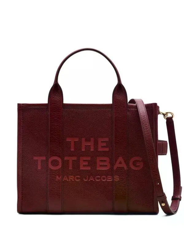 Marc Jacobs The Leather Medium Tote Bag - Red