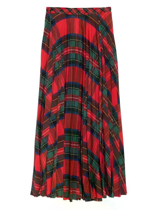 MASU Pleated Wrap Skirt