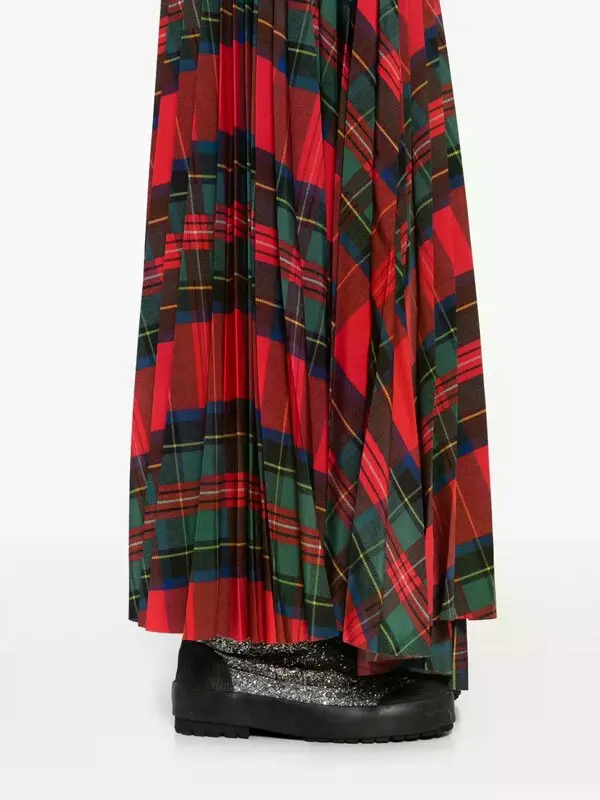 MASU Pleated Wrap Skirt