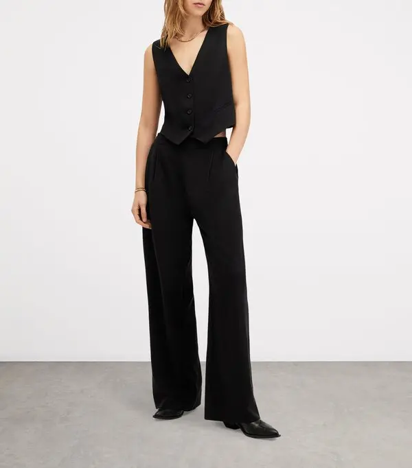 ALLSAINTS Aleida Waistcoat - Black