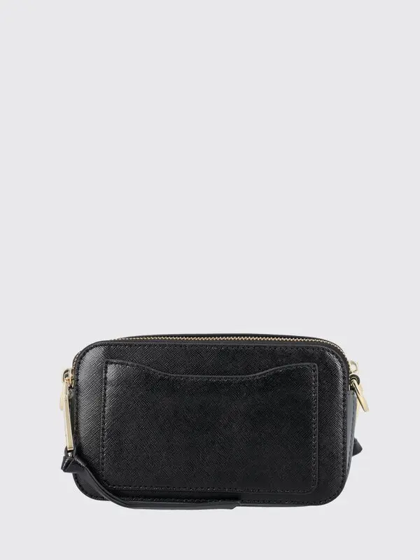 Marc Jacobs Snapshot Bag In Saffiano Leather - Black