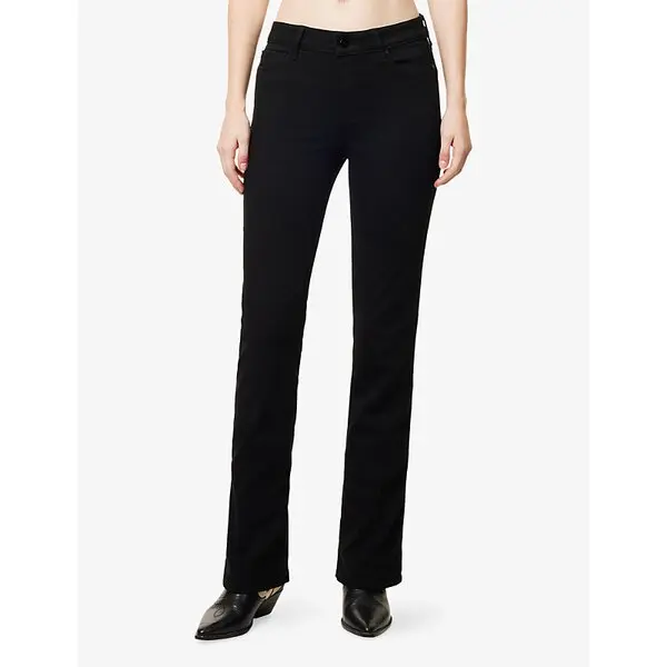 Paige Manhattan Bootcut High-rise Denim Jeans