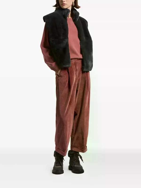 Peserico High-neck Zip-fastening Waistcoat