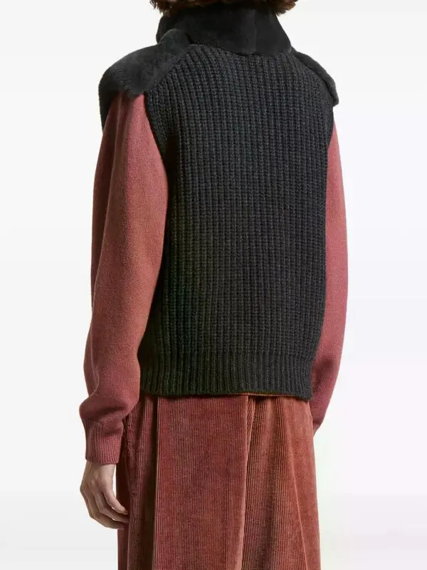 Peserico High-neck Zip-fastening Waistcoat