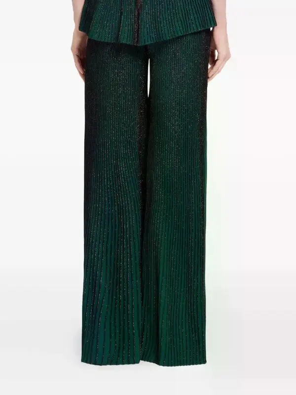 Elie Saab Metallic Flared Trousers