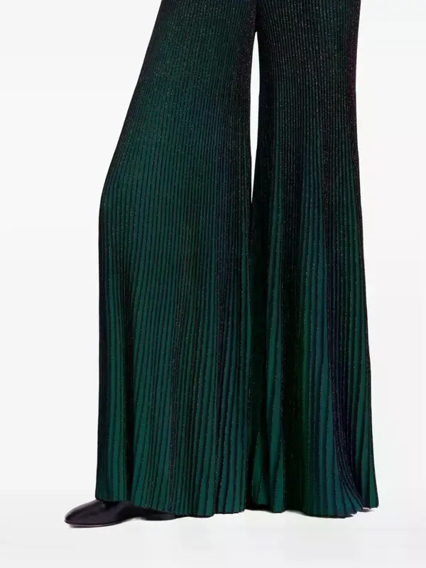 Elie Saab Metallic Flared Trousers