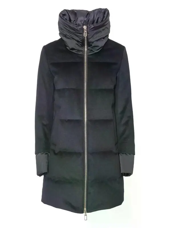 DUNO Adriel Drawstring Funnel-neck Coat