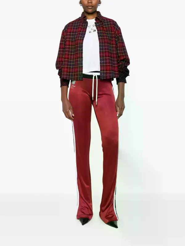 Off-White Plaid Buttoned Shirt