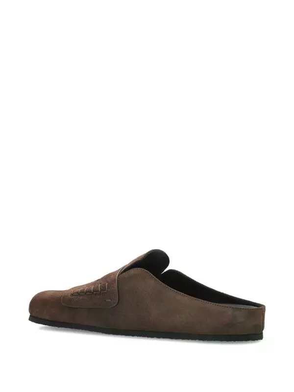 Jacquemus Suede Slippers - Brown