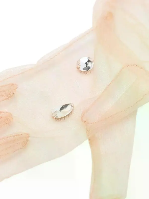 David Koma Crystal-embellished Gloves