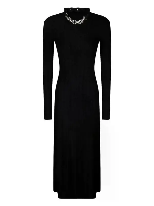 Rabanne Chain-link Wool-cashmere Dress