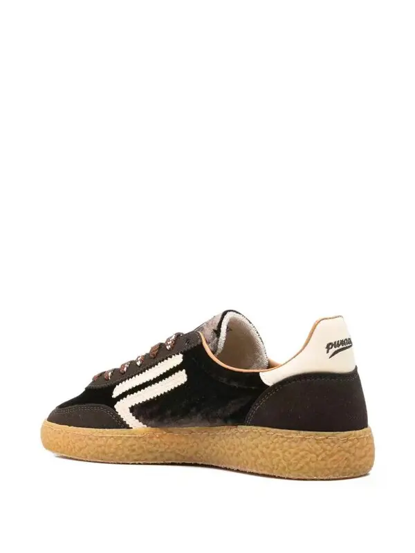 PURAAI Stripe-detail Sneakers - Brown