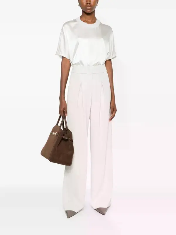 Peserico Pleated Wide-leg Trousers