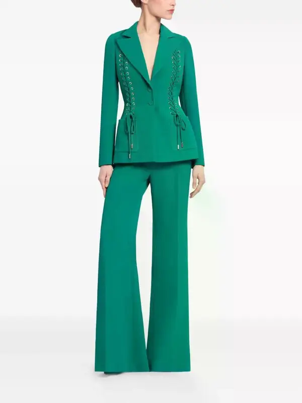 Elie Saab Lace-up Blazer