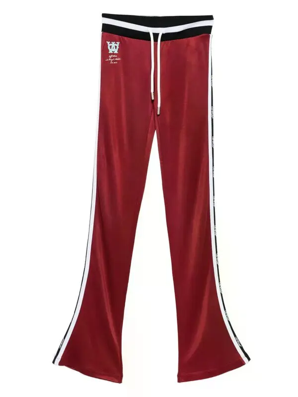 Off-White Logo-detailing Striped Track Pants - Red
