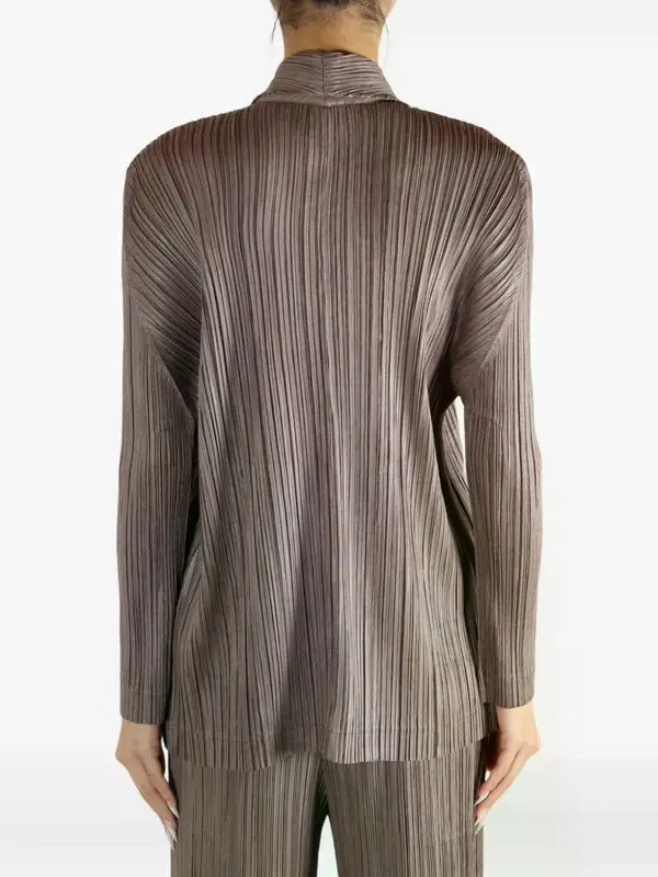 Issey Miyake Buttoned Pleated Jacket