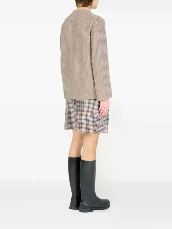 MAISON MARGIELA Button-up Textured Cardigan - Neutrals