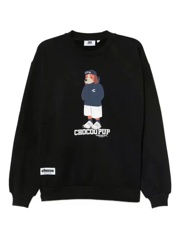 CHOCOOLATE Graphic Sweatshirt - Black