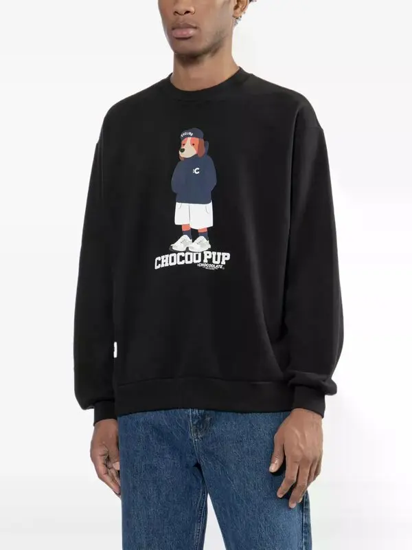 CHOCOOLATE Graphic Sweatshirt - Black