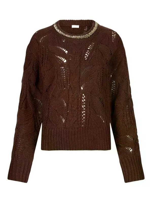 Liu Jo Openwork Knit Sweater