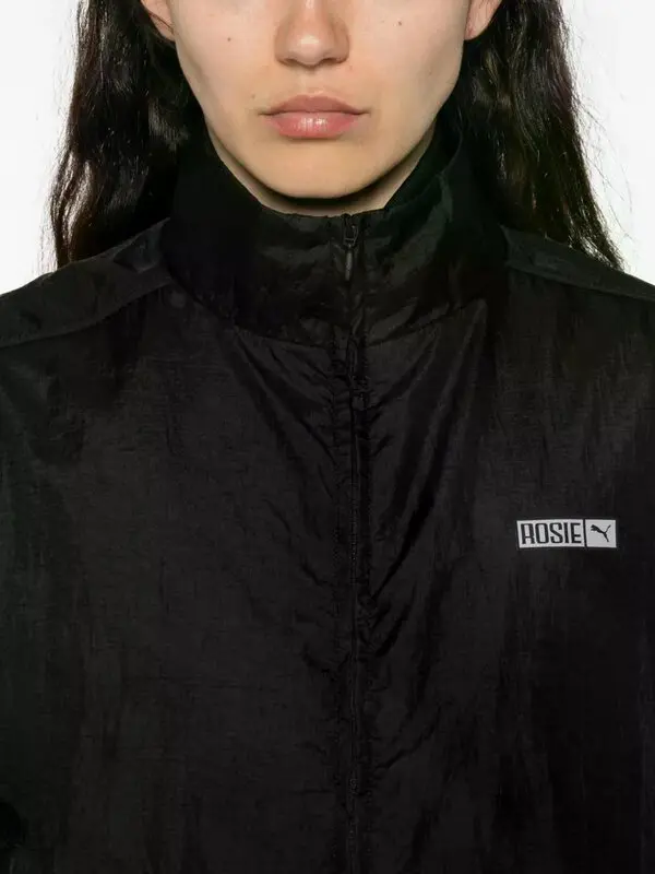 PUMA X Rosé T7 Logo-print Jacket - Black