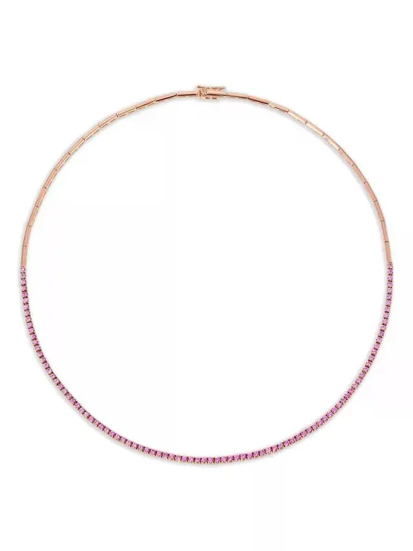 ANITA KO 18k Rose Pink Sapphire Necklace - Gold