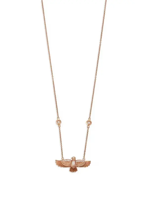 Jacquie Aiche 14k Yellow Thunderbird Diamond Necklace - Gold