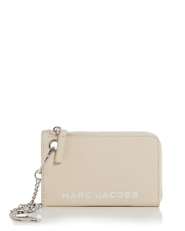 Marc Jacobs The Coin Charm Leather Case - Cloud White