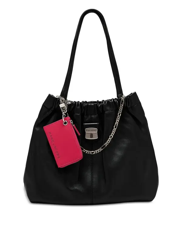Marc Jacobs The Coin Charm Leather Case - Raspberry