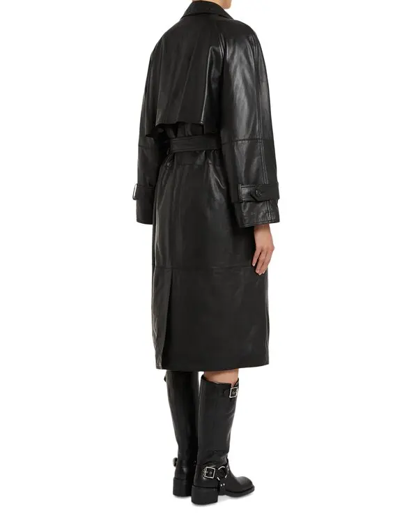 Marella Firstclass Leather Trench Coat