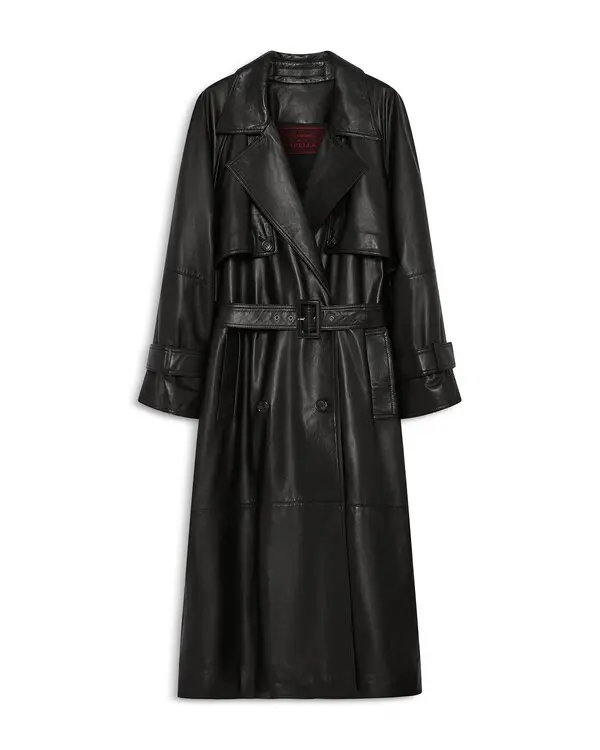 Marella Firstclass Leather Trench Coat