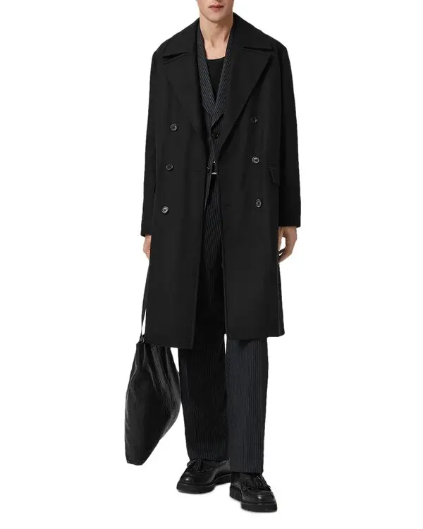 ALLSAINTS Curran Wool Blend Coat