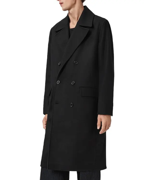 ALLSAINTS Curran Wool Blend Coat
