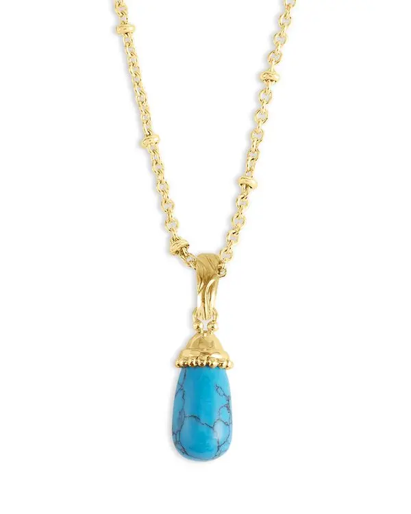 ANABEL ARAM Milos Small Turquoise Charm