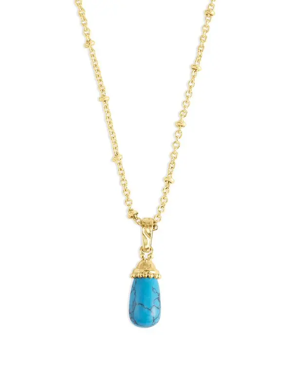 ANABEL ARAM Milos Small Turquoise Charm