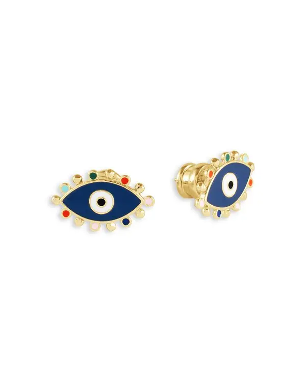 ANABEL ARAM Milos Evil Eye Stud Earrings