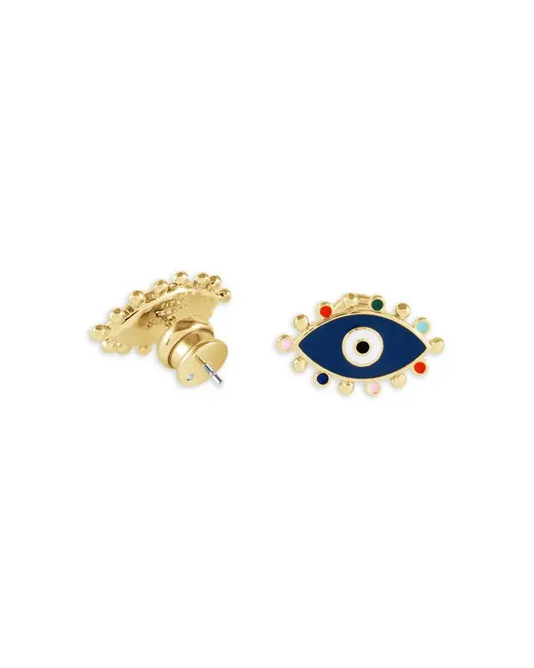 ANABEL ARAM Milos Evil Eye Stud Earrings