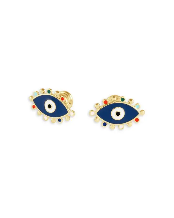 ANABEL ARAM Milos Evil Eye Stud Earrings